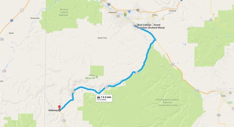 What is the Best Cellular Service in Gateway, CO 81522